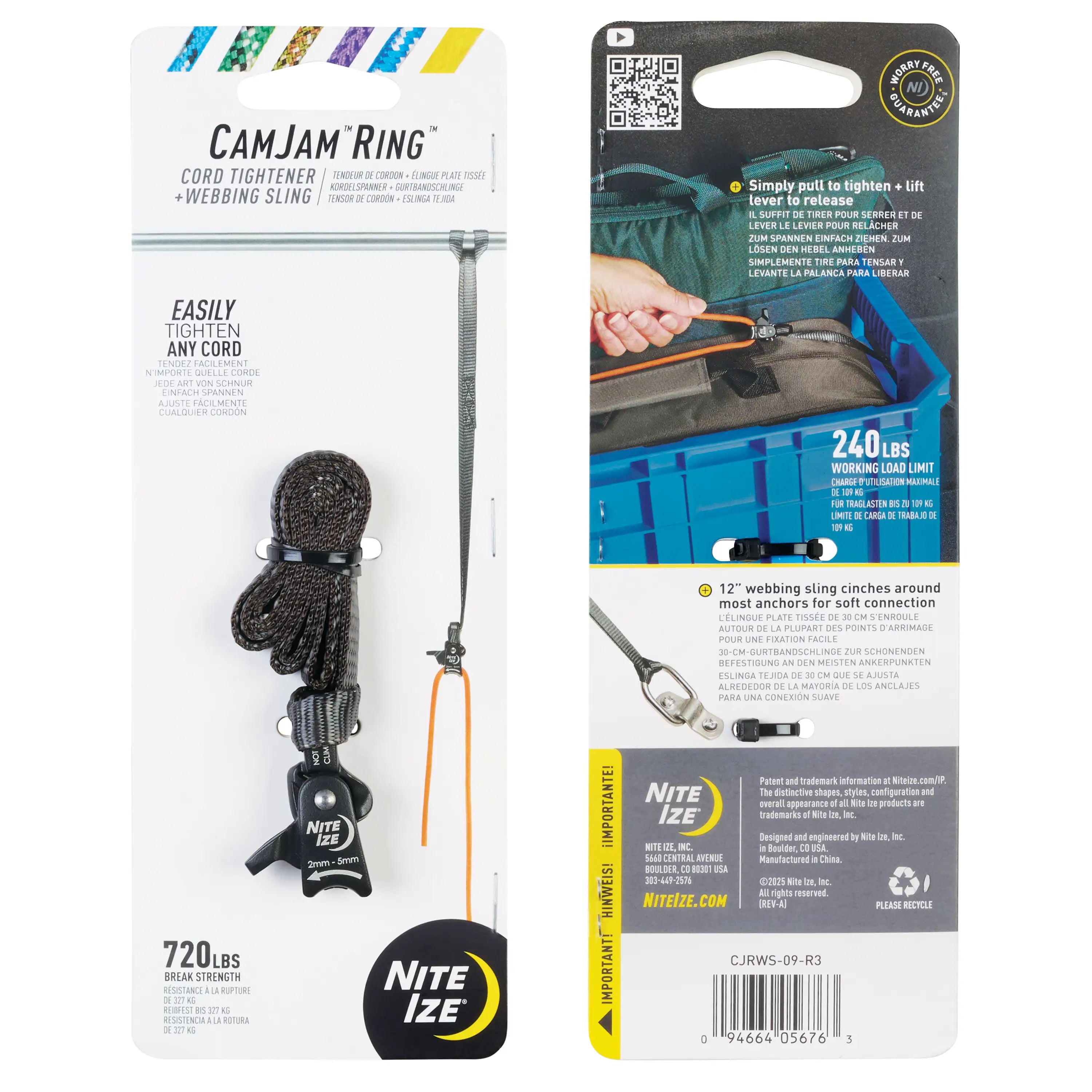 CamJam™ Ring™ Rope Tightener + Webbing Sling – Offbase Supply Co.