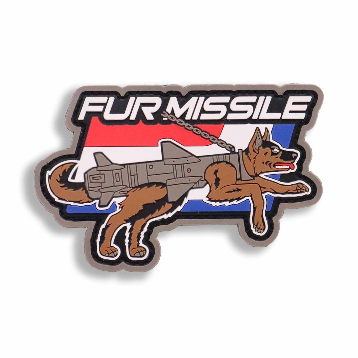 Mil-Spec Monkey Fur Missile PVC Morale Patch – Offbase Supply Co.