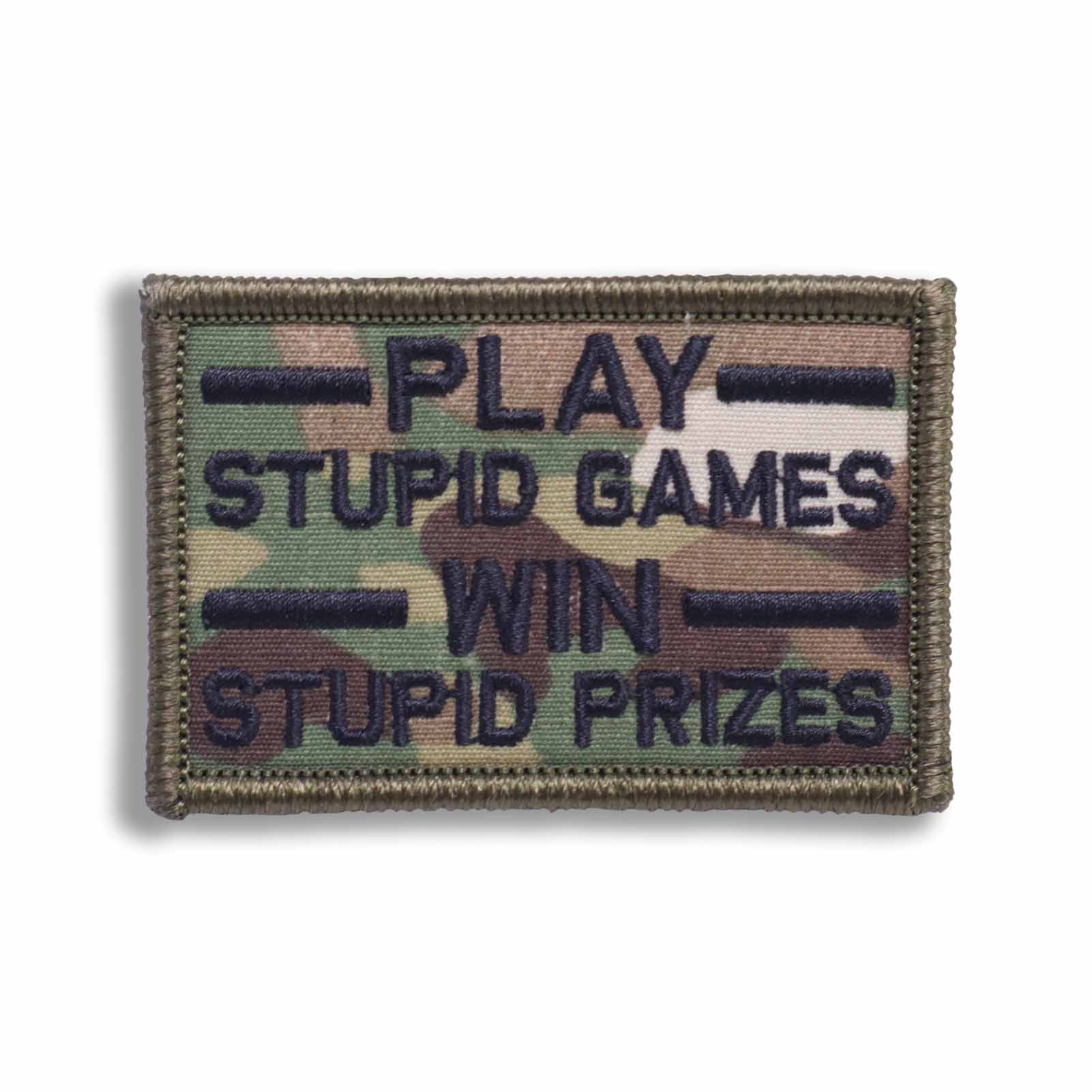 Offbase Play Stupid Games, Win Stupid Prizes Patch – Offbase Supply Co.