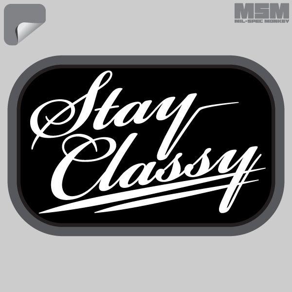 Mil-Spec Monkey Stay Classy Decal Sticker – Offbase Supply Co.