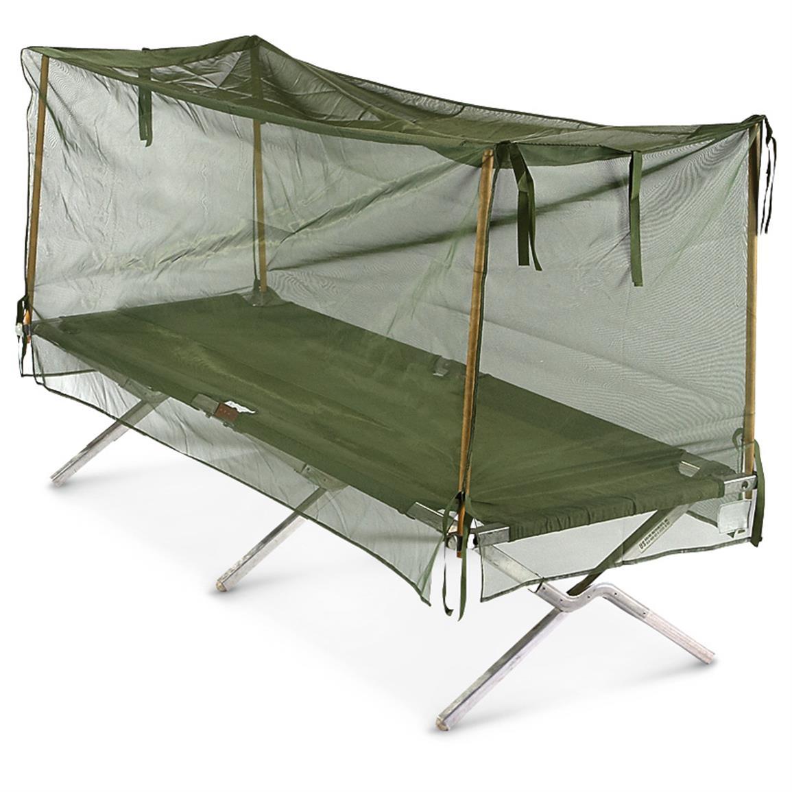USGI Insect Bar Mosquito Net, Cot Type - 7'x5' (SURPLUS) – Offbase ...